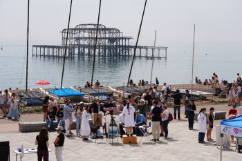 Sussex AI young researchers presented their work at Soapbox Science ...