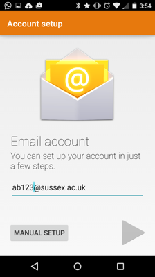 2381. How do I get my Sussex email on an Android device? : Frequently ...