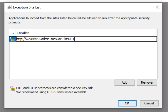 2929. How do I resolve 'Application Blocked by Java Security' when ...