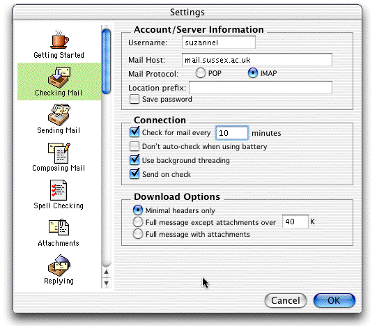 62. Delete- Using Eudora for email : Guide : ... : ITS : University of ...